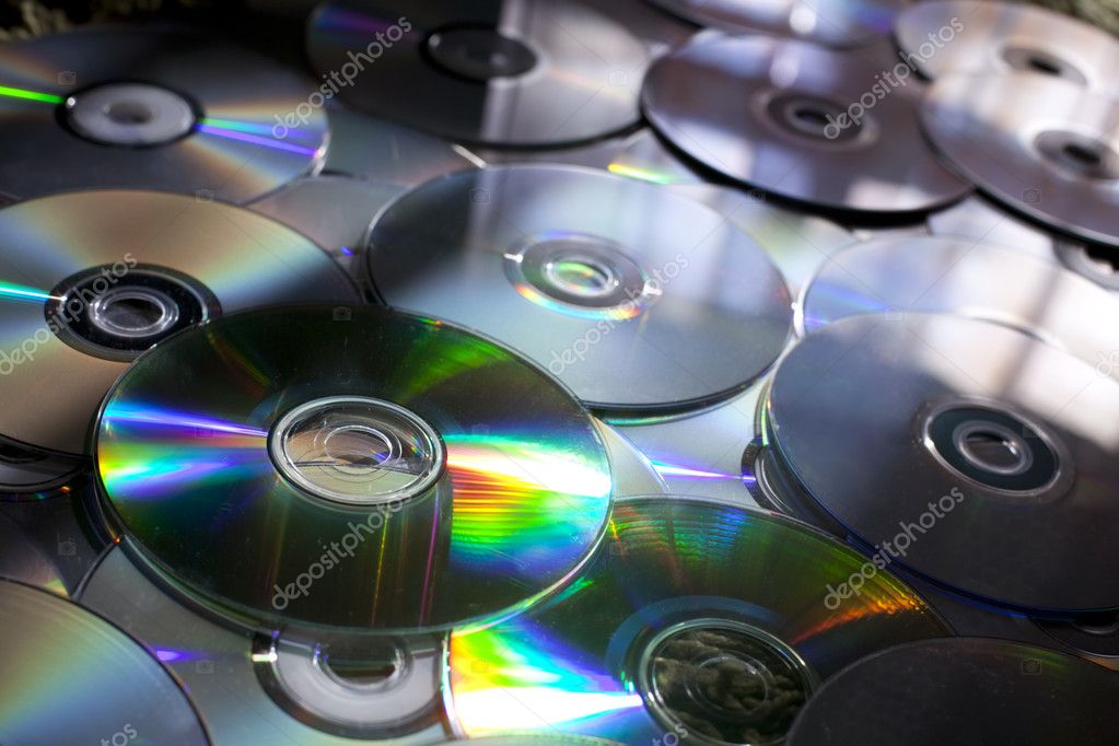 Dvd and CD discs Stock Photo by ©darknula 1673894