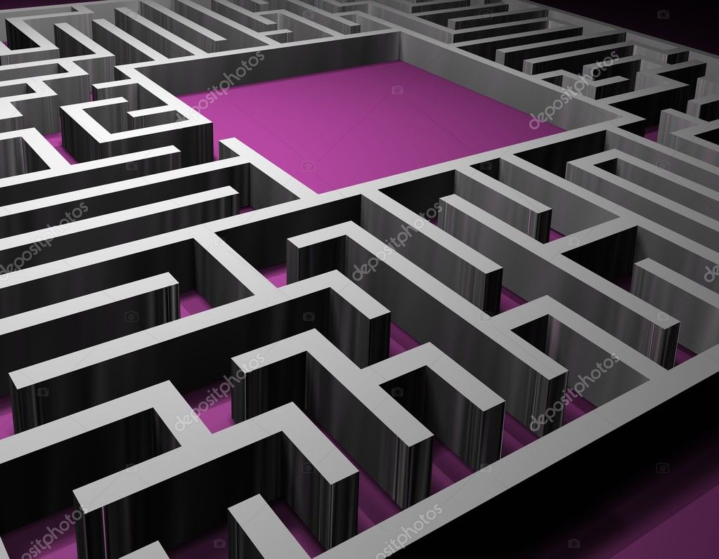 Maze — Stock Photo © darknula #1758169