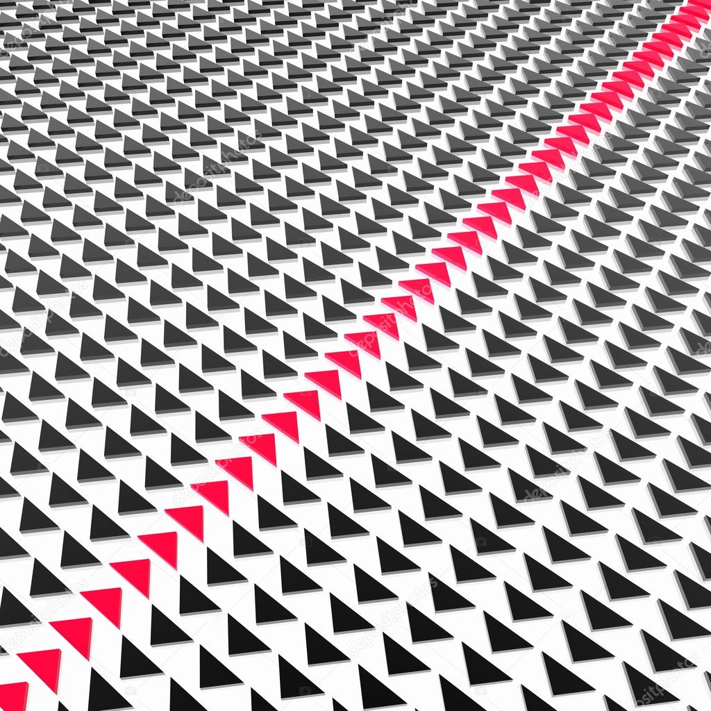 Red arrows Stock Photo by ©3divan 1930980