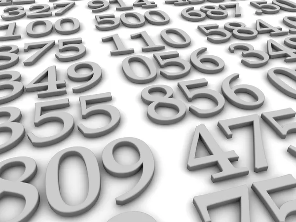 Black and white numbers background — Stock Photo © skvoor #2097250