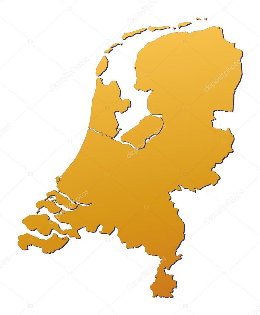 Netherlands map — Stock Photo © skvoor #2097651