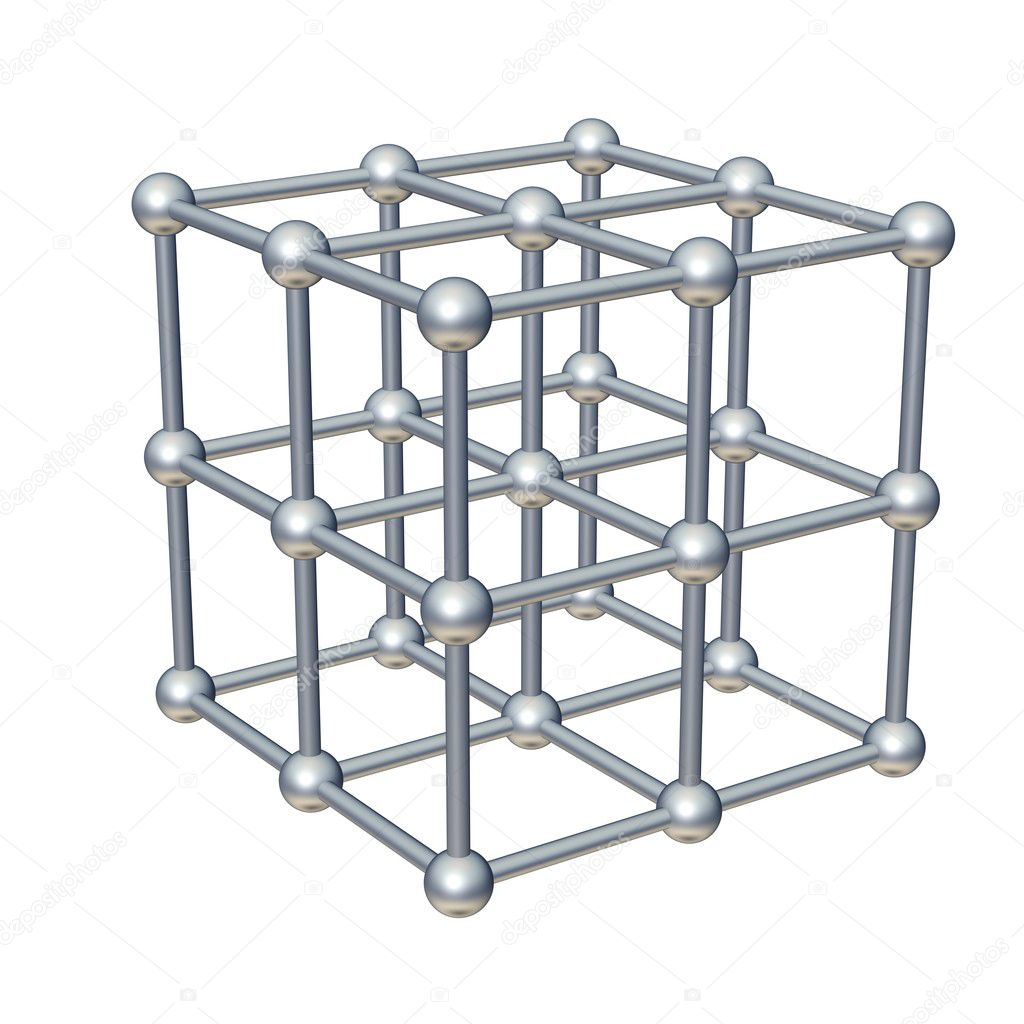 3d cube model — Stock Photo © skvoor #2165444