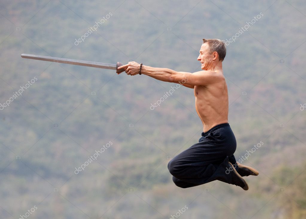 Wushu man Stock Photo by ©Perkus 1751533