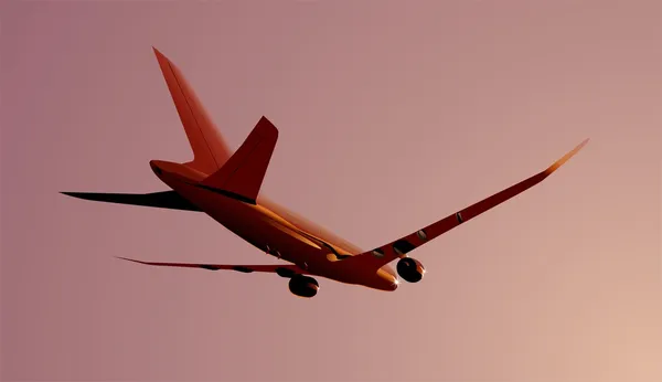 ᐈ Sunset plane stock vectors, Royalty Free airplane sunset ...