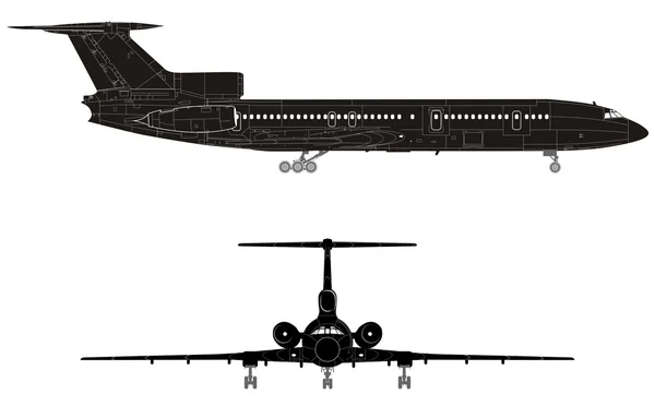 Vector: boeing 737 image | Vector boeing 737 — Stock Vector © mechanik ...