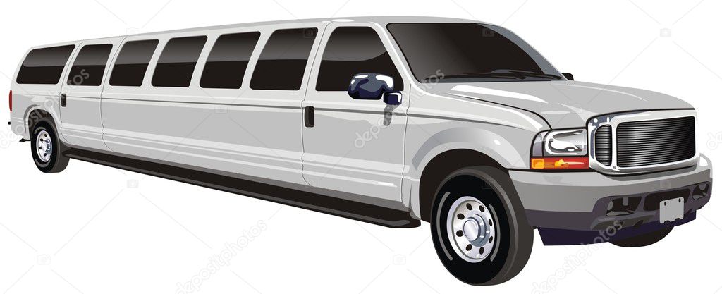 Vector limousine — Stock Vector © mechanik #1842630