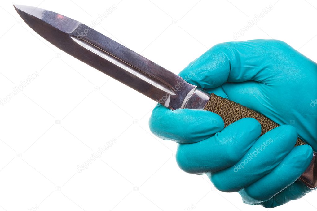 Hand with knife 2 — Stock Photo © sirer61 #1731676