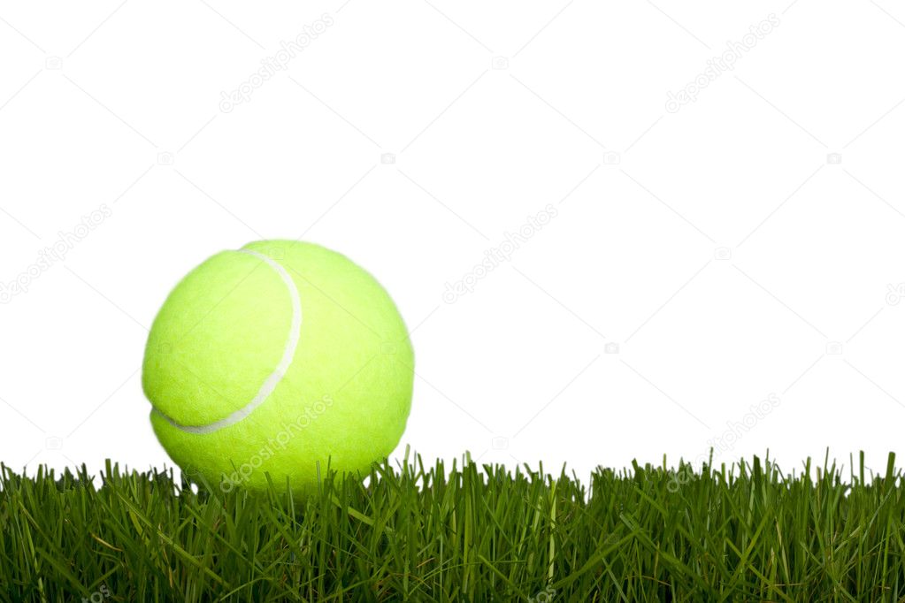 Tennis ball & grass Stock Photo by ©Stas_K 1800993