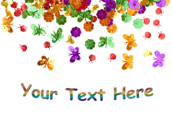 Spring confetti background Stock Photo by ©silverjohn 1851761