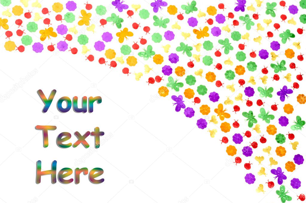 Spring confetti background Stock Photo by ©silverjohn 1851761