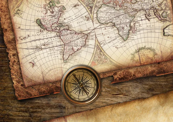 Vintage old map Stock Photo by ©katrin 1836674