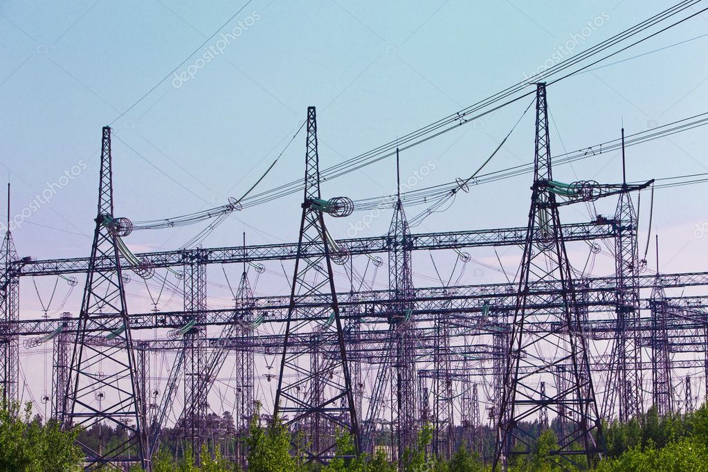 Support of line of electricity — Stock Photo © KKulikov #1783164