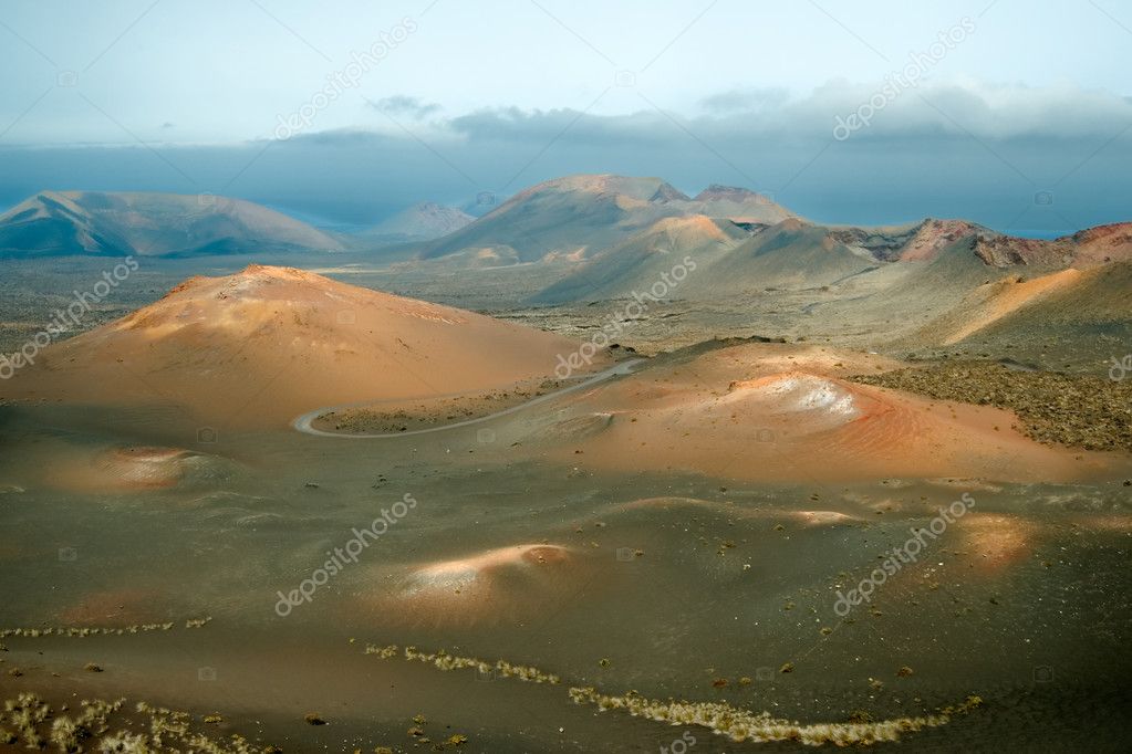 Volcanoes in Timanfaya National Park Stock Photo by ©peresanz 1806007