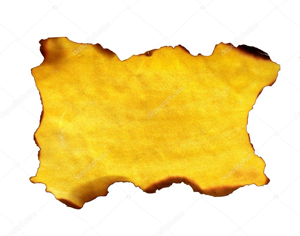 Burnt yellow paper Stock Photo by ©TesAnka 1934774