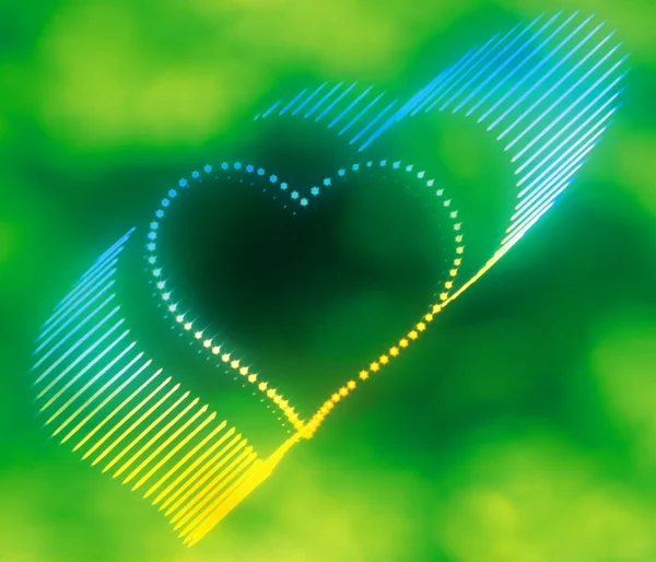 Light Beam heart Stock Photo by ©msaleem 1874365