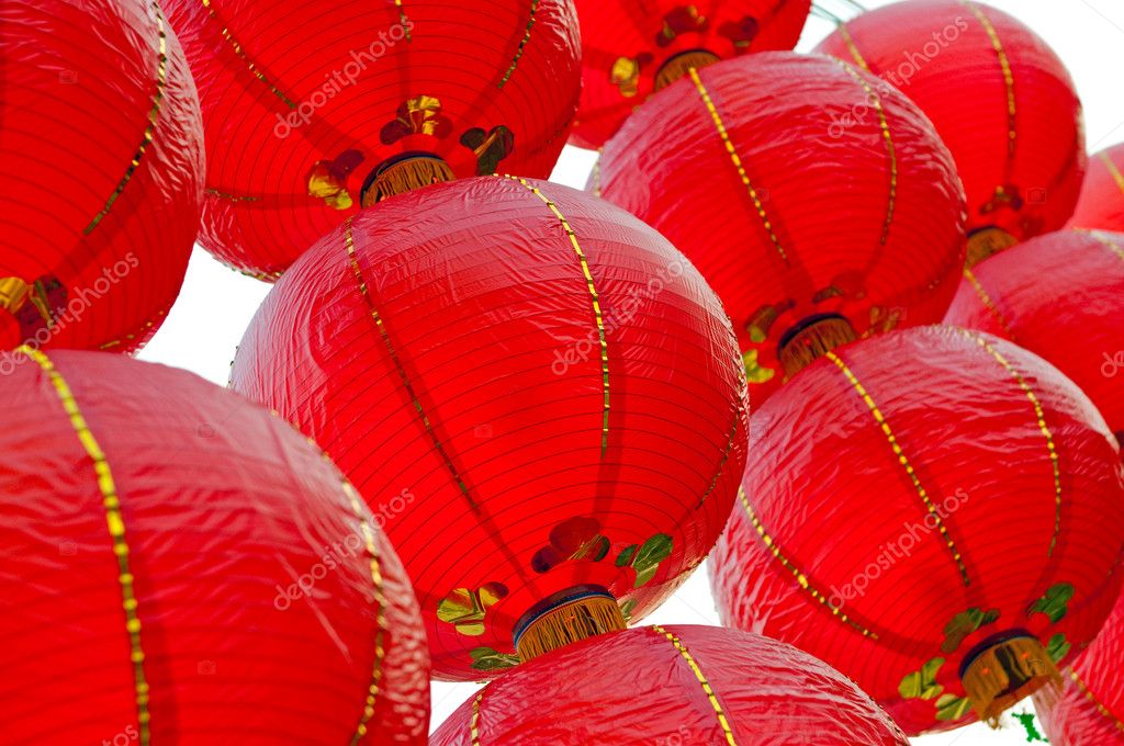Red lantern Chinese culture Stock Photo by ©bruesw 2458745