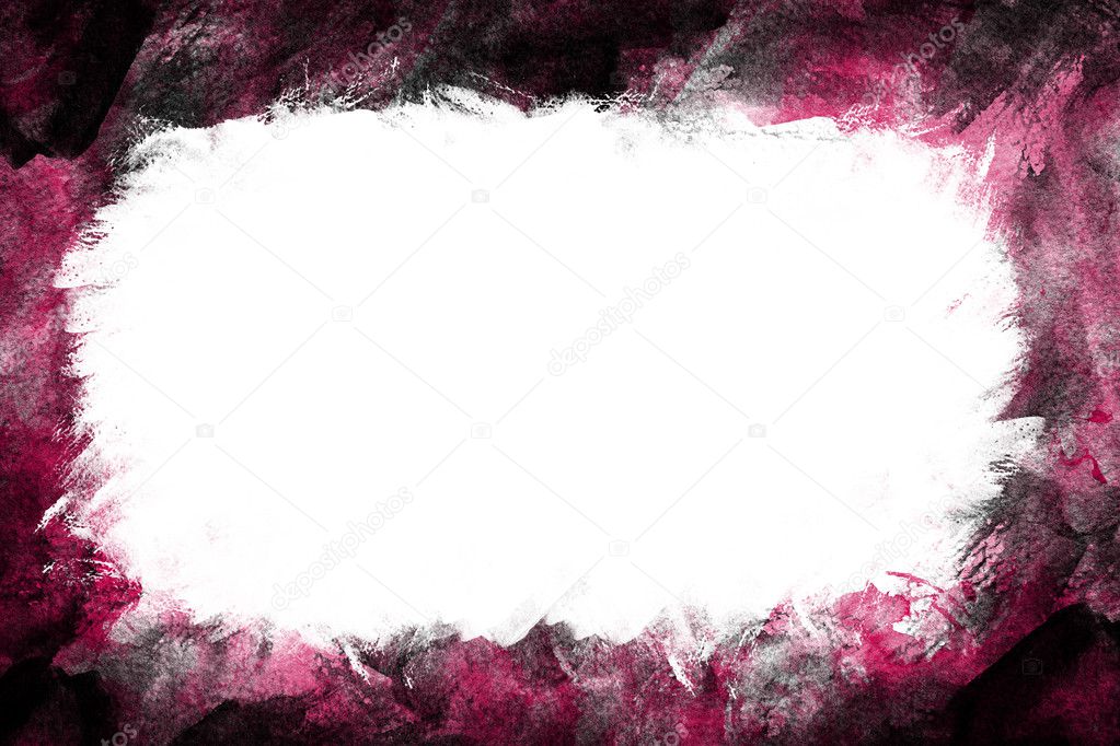 Pink grunge paint Frame — Stock Photo © melking #2435898