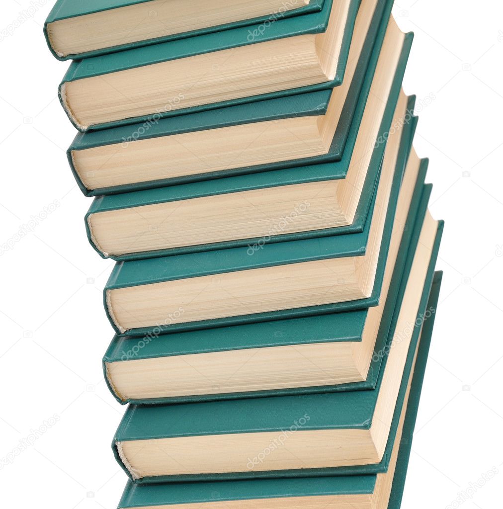 Books pile Stock Photo by ©salamiss 1875186
