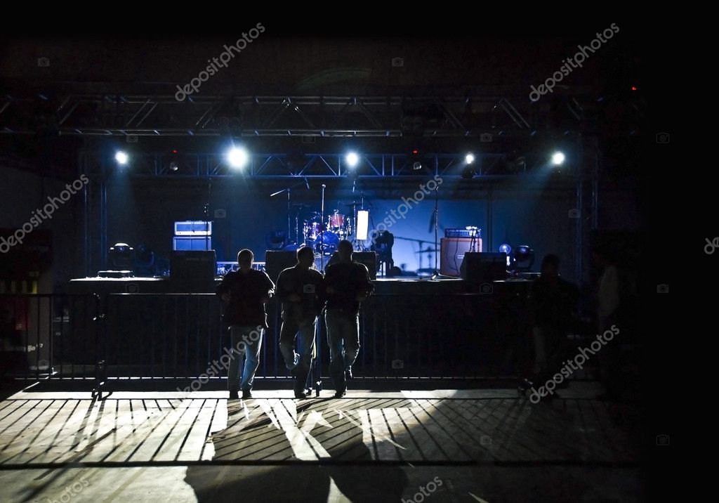 Waiting for rock concert Stock Photo by ©skaljac 1927749
