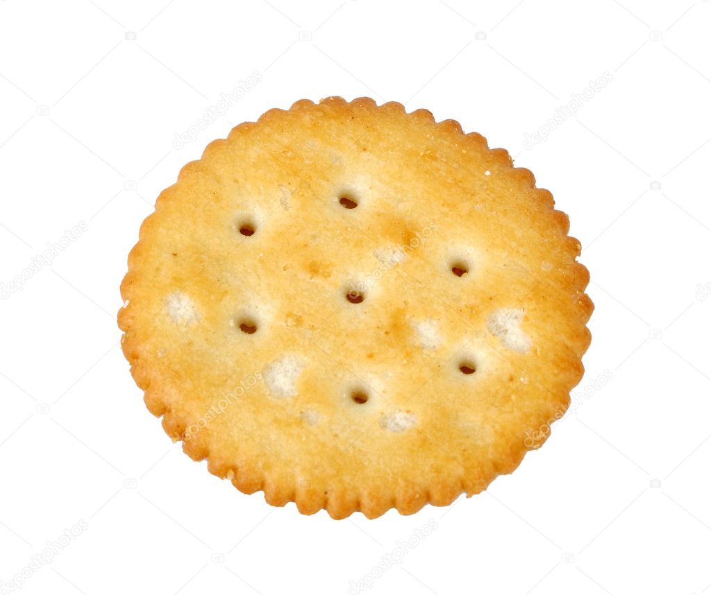 Redonda bolacha salgada — Fotografias de Stock © gabyfotoart #2435024