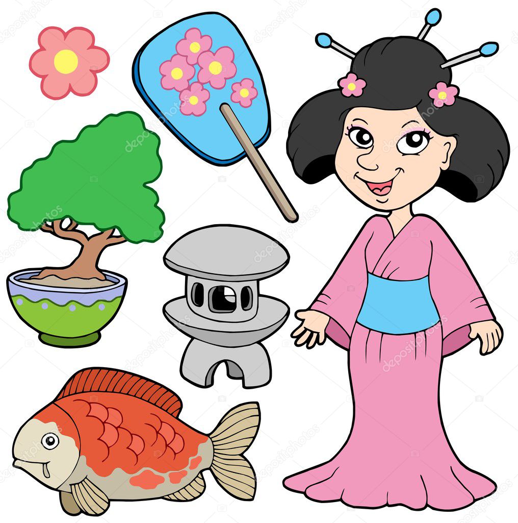 Japanese collection 1 Stock Vector by ©clairev 2250275