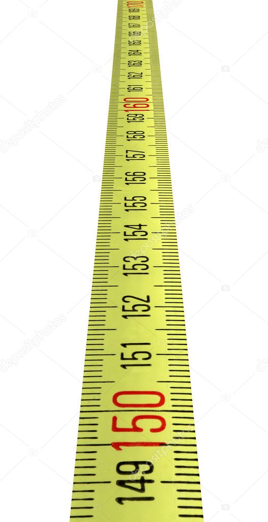Single yellow ruler isolated — Stock Photo © fmua09 #1966976