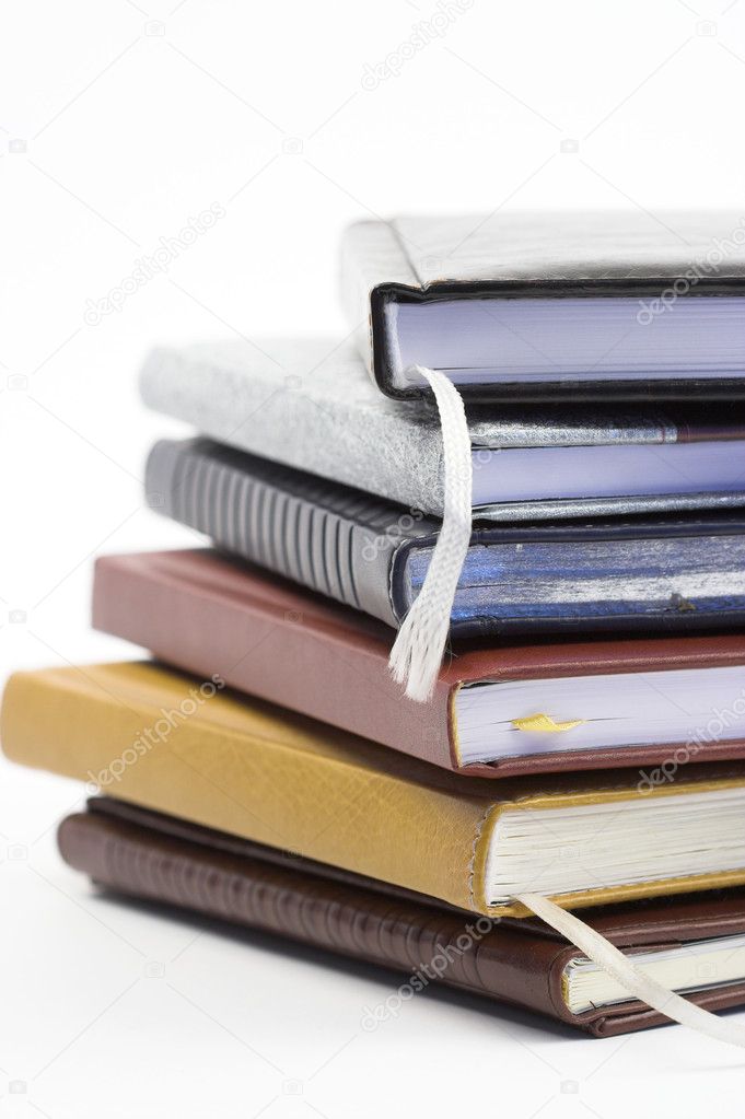 Stack of notebooks Stock Photo by ©AlexKosev 2182503