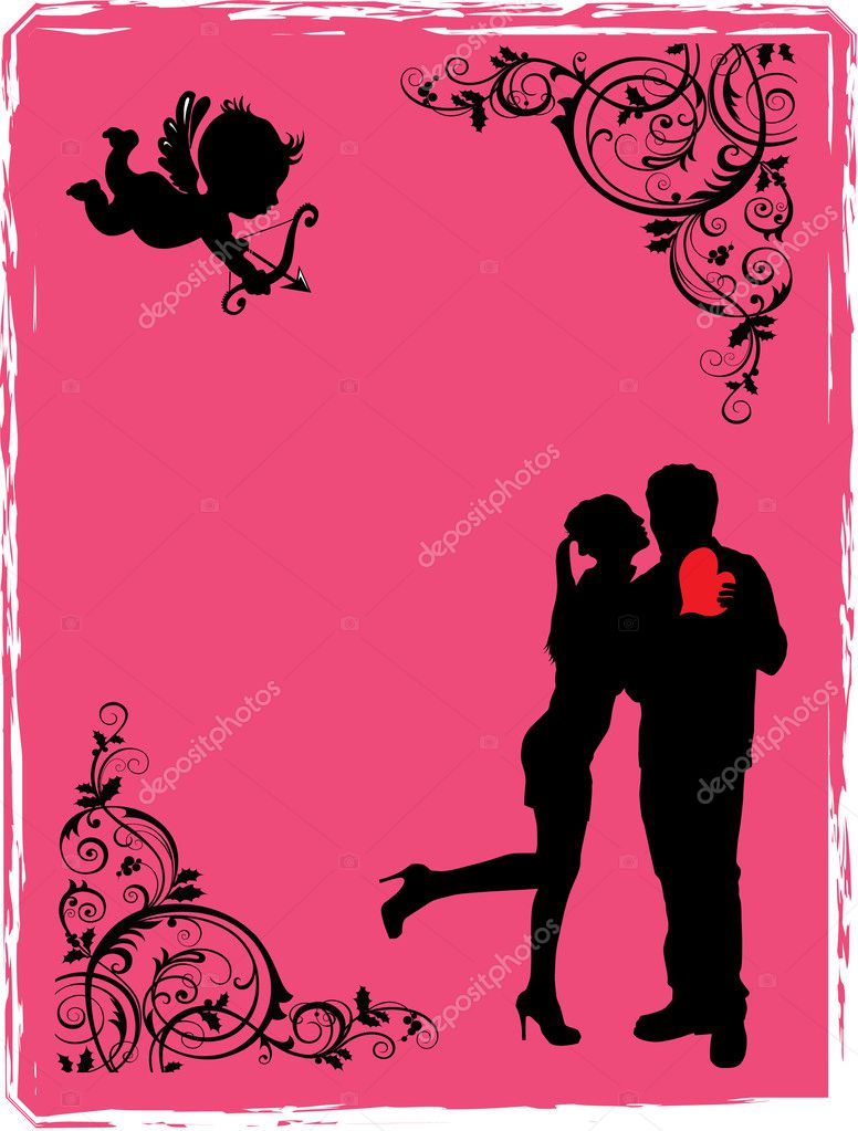 Cupid and the heart Stock Vector Image by ©sababa66 #1942429