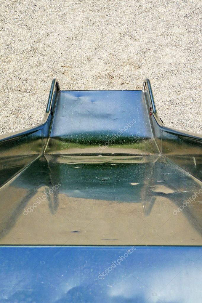 Metal playground slide perspective — Stock Photo © evoken68 #2075666