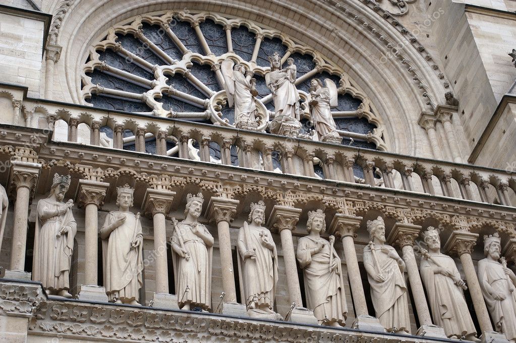 Notre dame cathedral detail paris — Stock Photo © boerescul #2469022