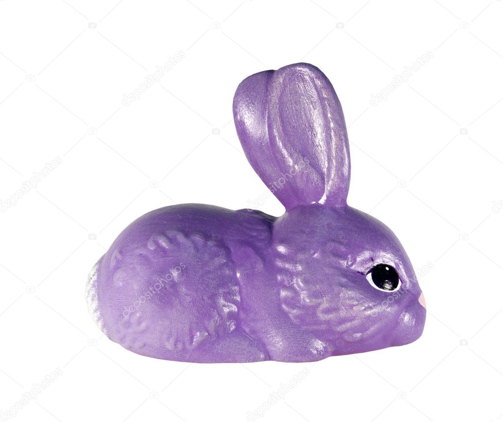 Purple easter bunny — Stock Photo © dcwcreations #2017364