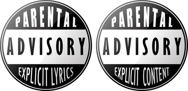 Parental Advisory Label — Stock Vector © ArenaCreative #9295723