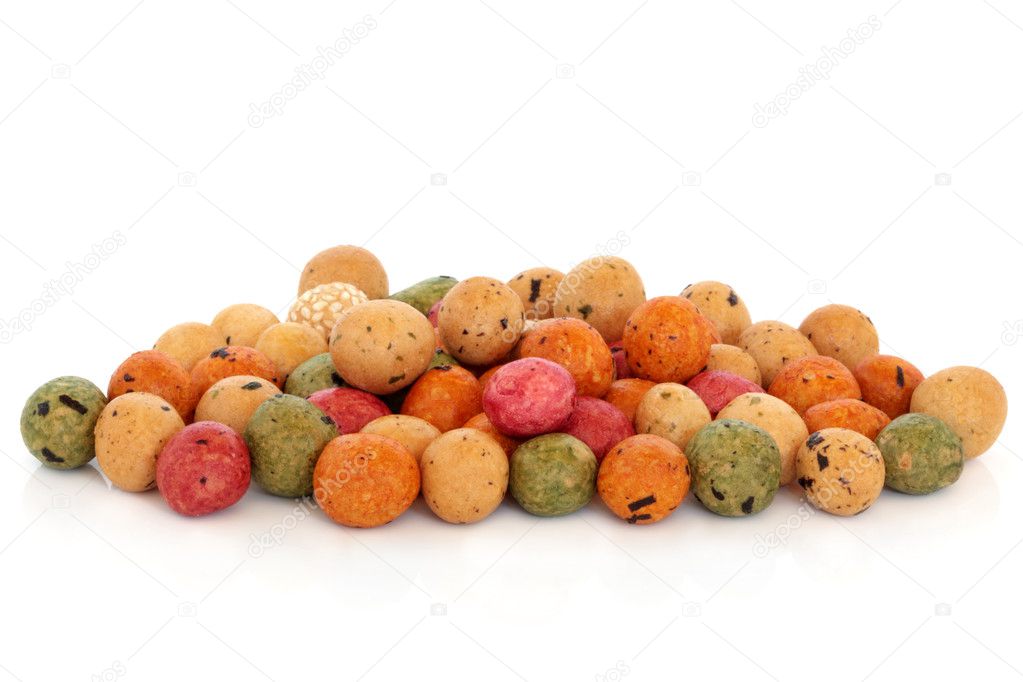 Japanese Seaweed Peanut Crackers — Stock Photo © marilyna #1981011