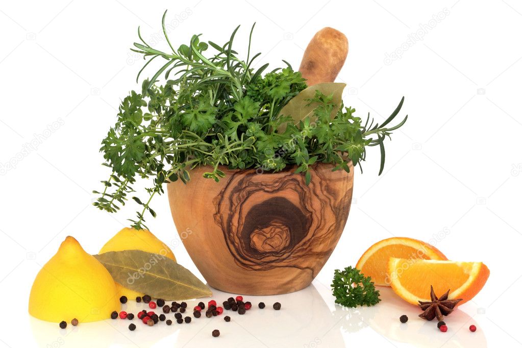 Herbs, Fruit and Spices — Stock Photo © marilyna #2057723