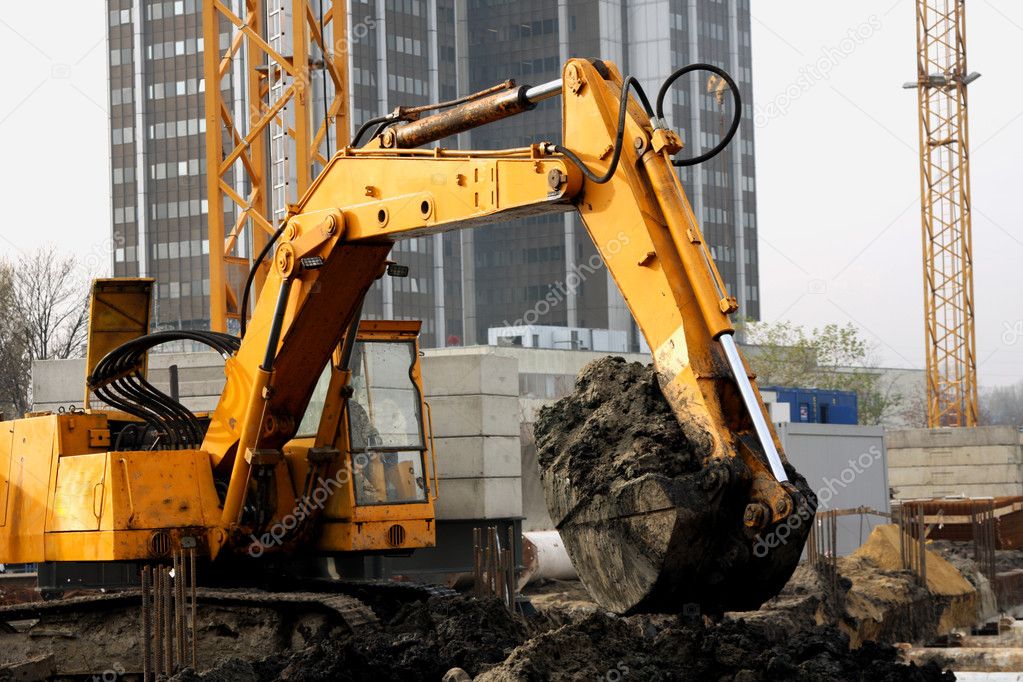 Excavator Stock Photo by ©krysek 2169434