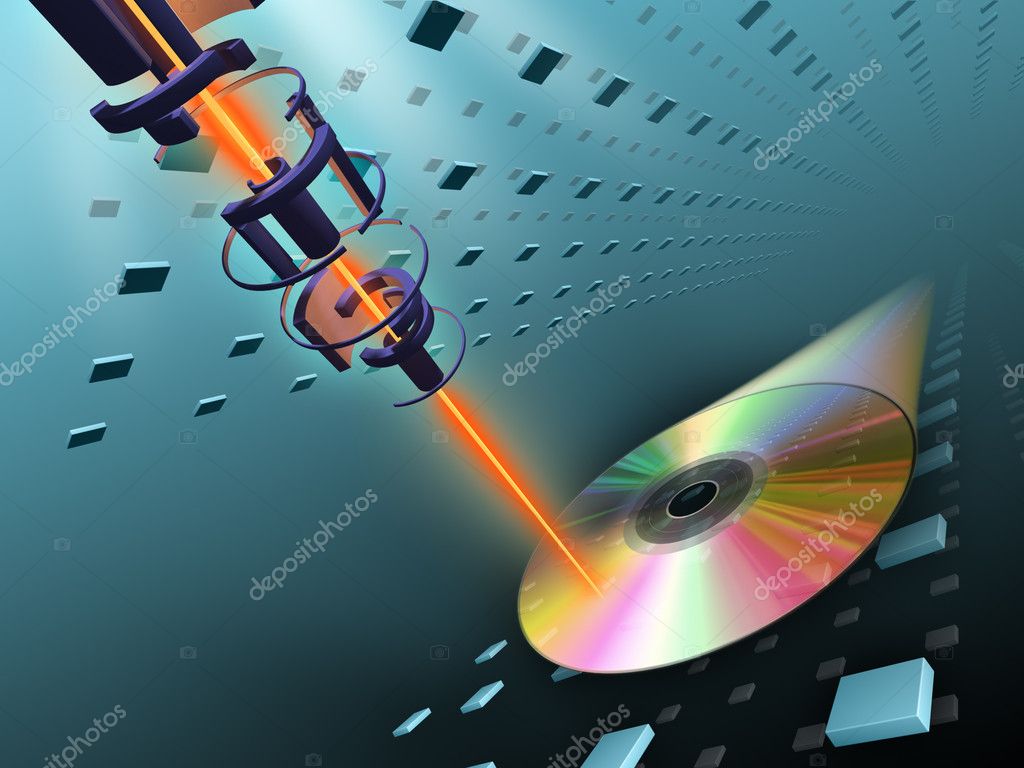 Compact disc burning Stock Photo by ©Andreus 2508063