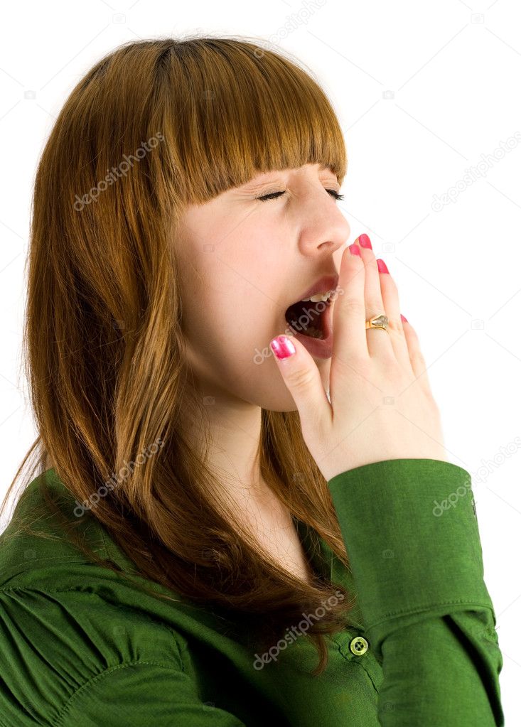 Teenager yawning Stock Photo by ©Xalanx 2214404