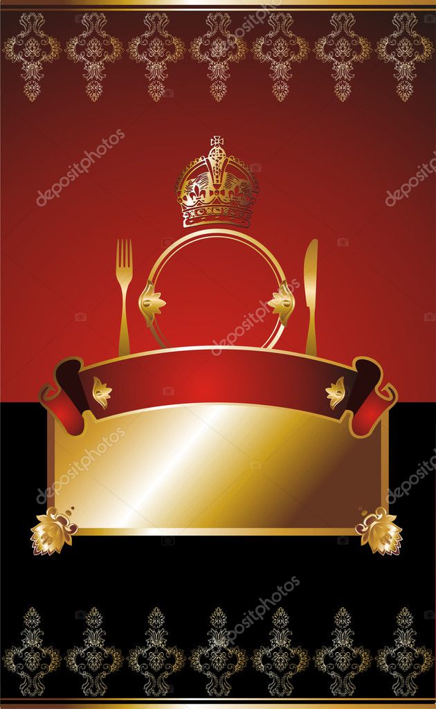 Vintage victorian menu cover design Stock Vector Image by ©cienpies ...