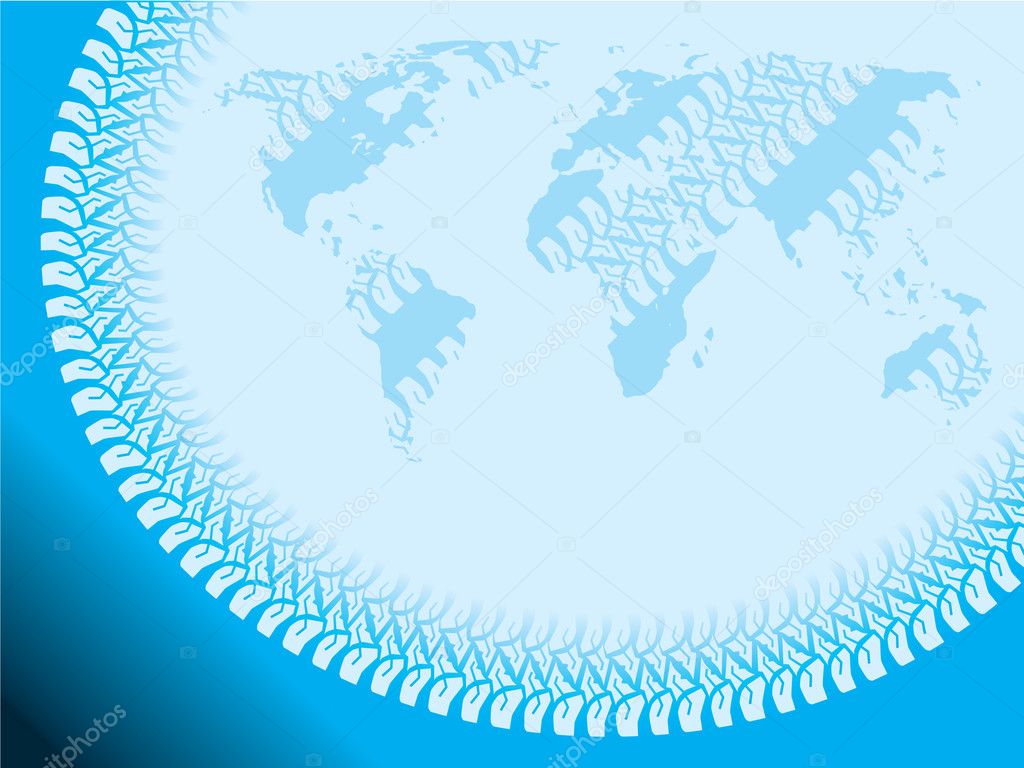 Tire tracked world Stock Vector Image by ©vipervxw #2681224