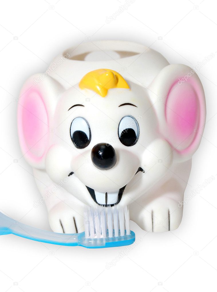Tooth-brush and mouse Stock Photo by ©kontur-vid 2051563