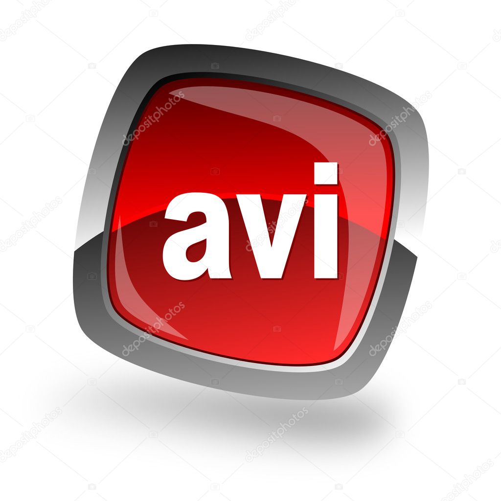 Avi file internet icon — Stock Photo © alexwhite #2050802