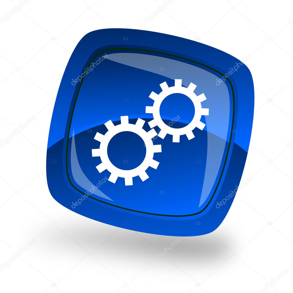 Gear internet icon — Stock Photo © alexwhite #2169432