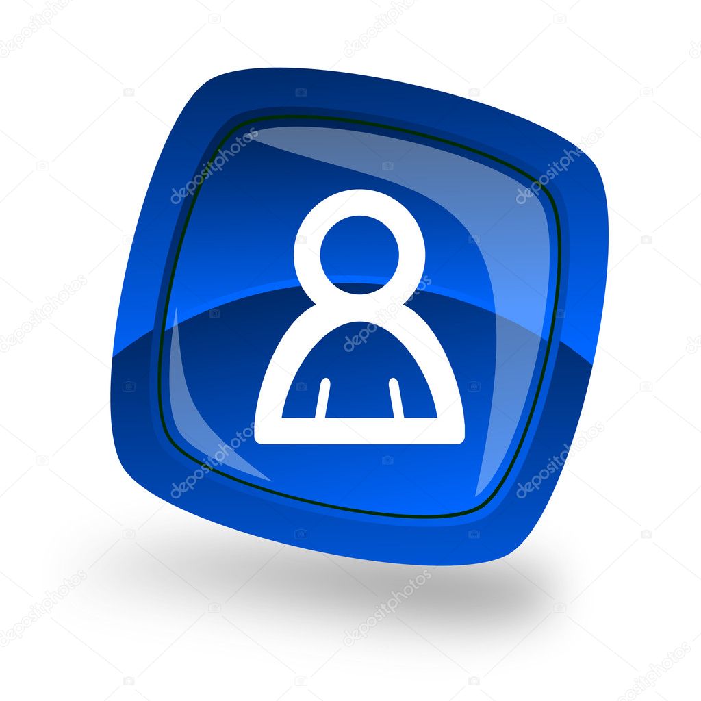 Person internet icon — Stock Photo © alexwhite #2169499