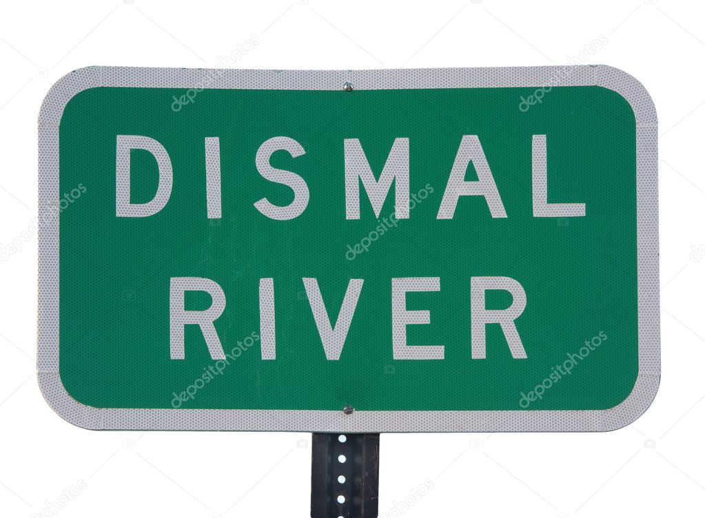 Dismal River road sign — Stock Photo © PixelsAway #2061603