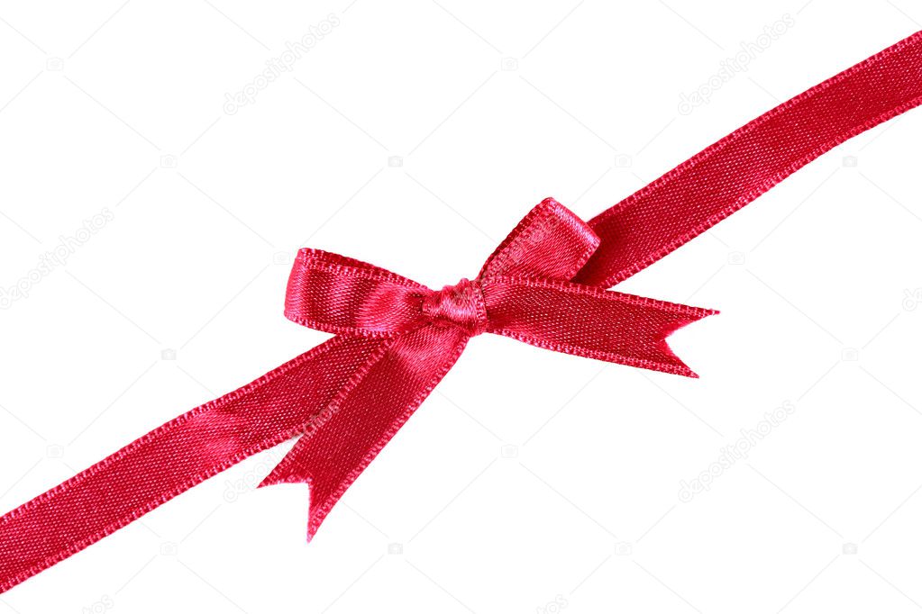 Red ribbon bow Stock Photo by ©kokimk 2263240