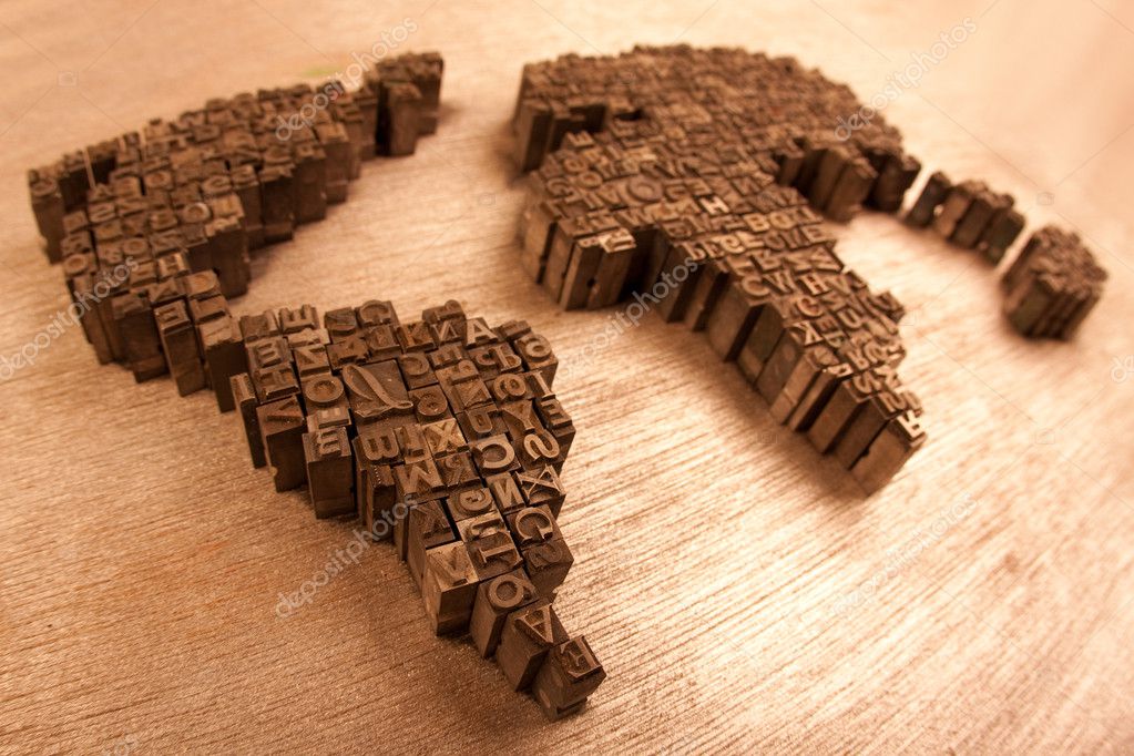 World map Stock Photo by ©BrunoWeltmann 2062414