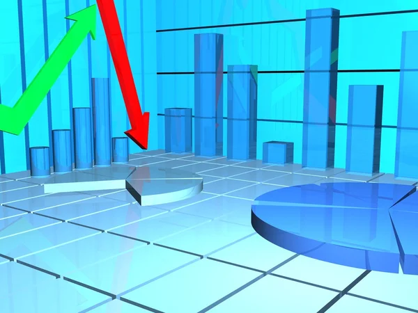 3d diagram, showing positive results Stock Photo by ©frenta 2561102