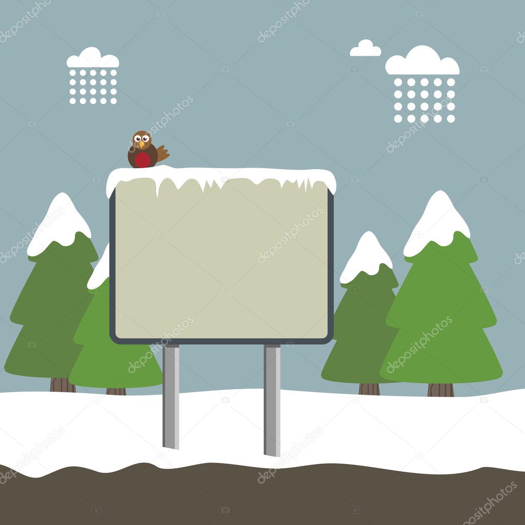 Winter sign Stock Vector Image by ©mattasbestos #2251365