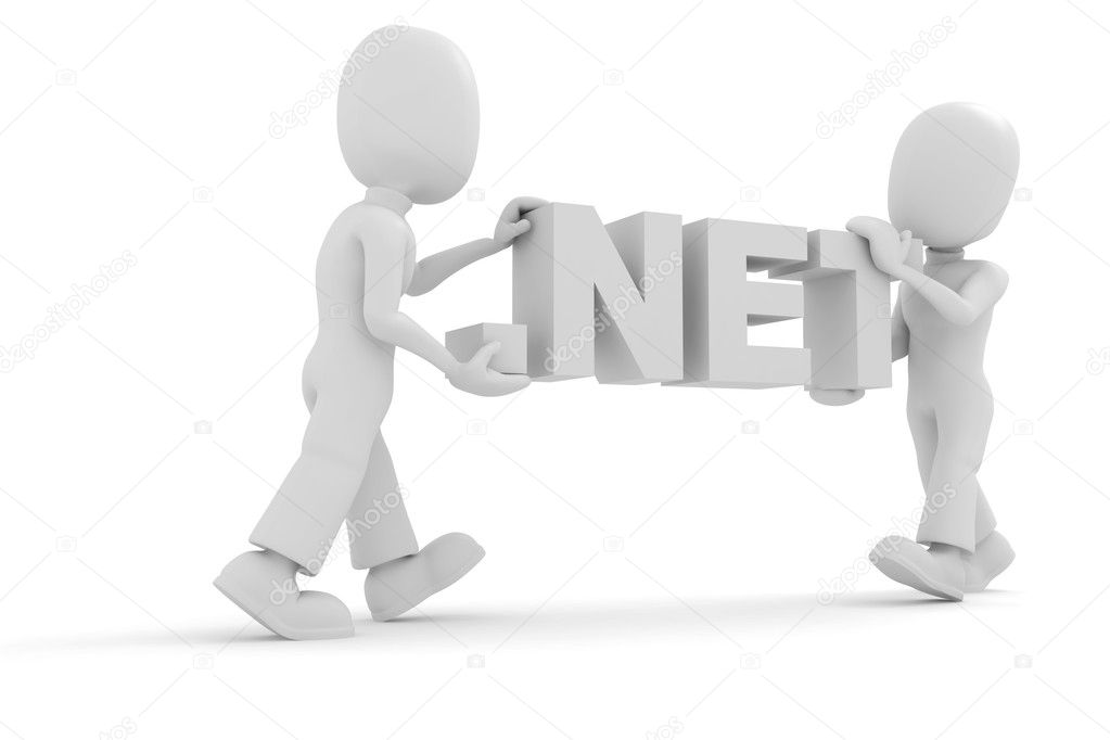 3d man, teamwork Stock Photo by ©digitalgenetics 2565219