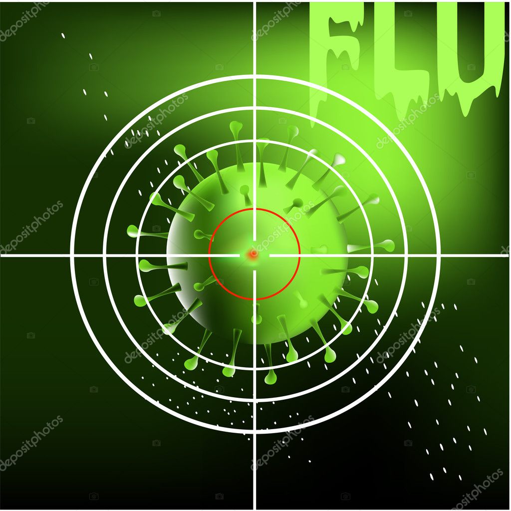 Flu virus Stock Vector by ©agnieszka 2416201